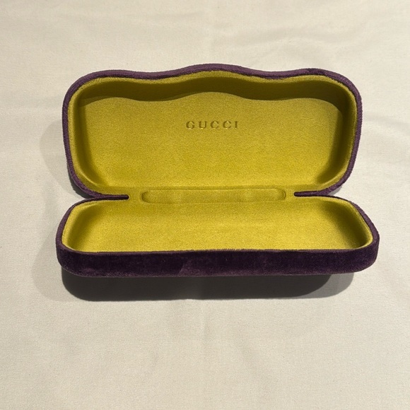 Gucci | Accessories | Purple Velvet Gucci Eye Glasses Case | Poshmark